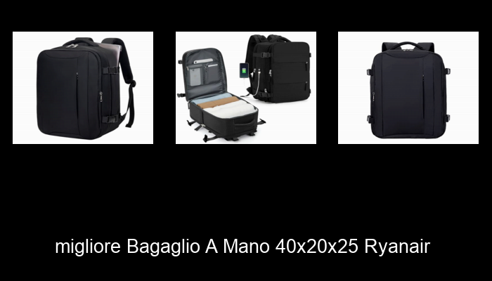 Le Migliori 10 bagaglio a mano 40x20x25 ryanair del 2024 - La Nostra ...